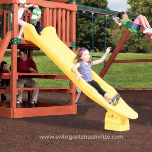 10 FT Rocket Straight Slide | Swingsets and Playsets Nashville, TN