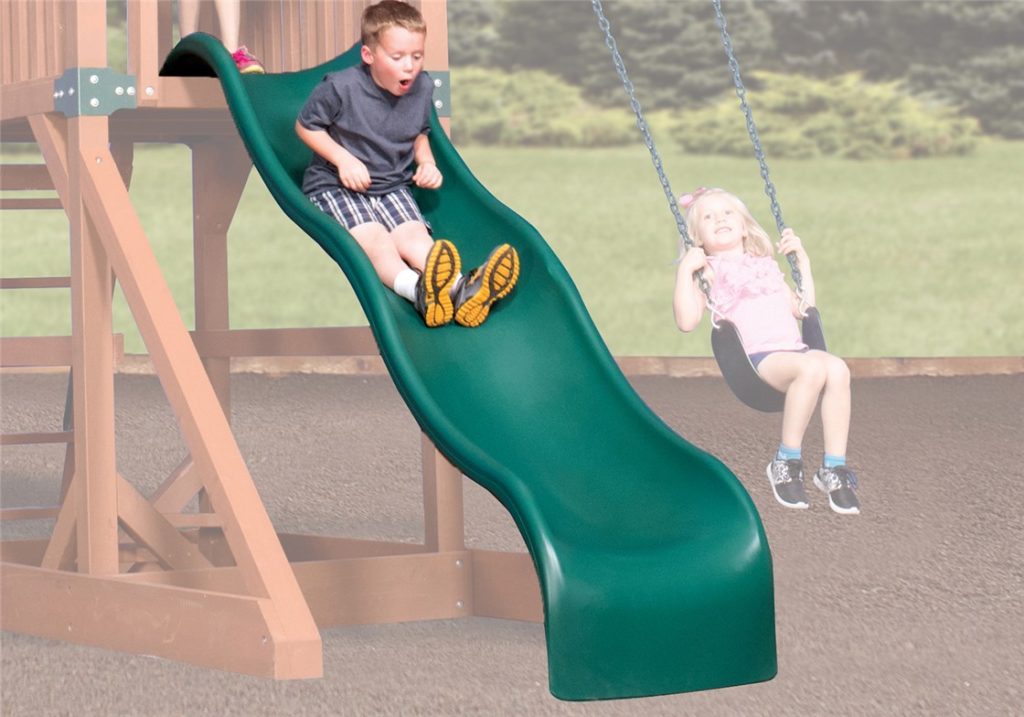 10 Ft Double Wall Wave Slide | Swingsets and Playsets Nashville, TN
